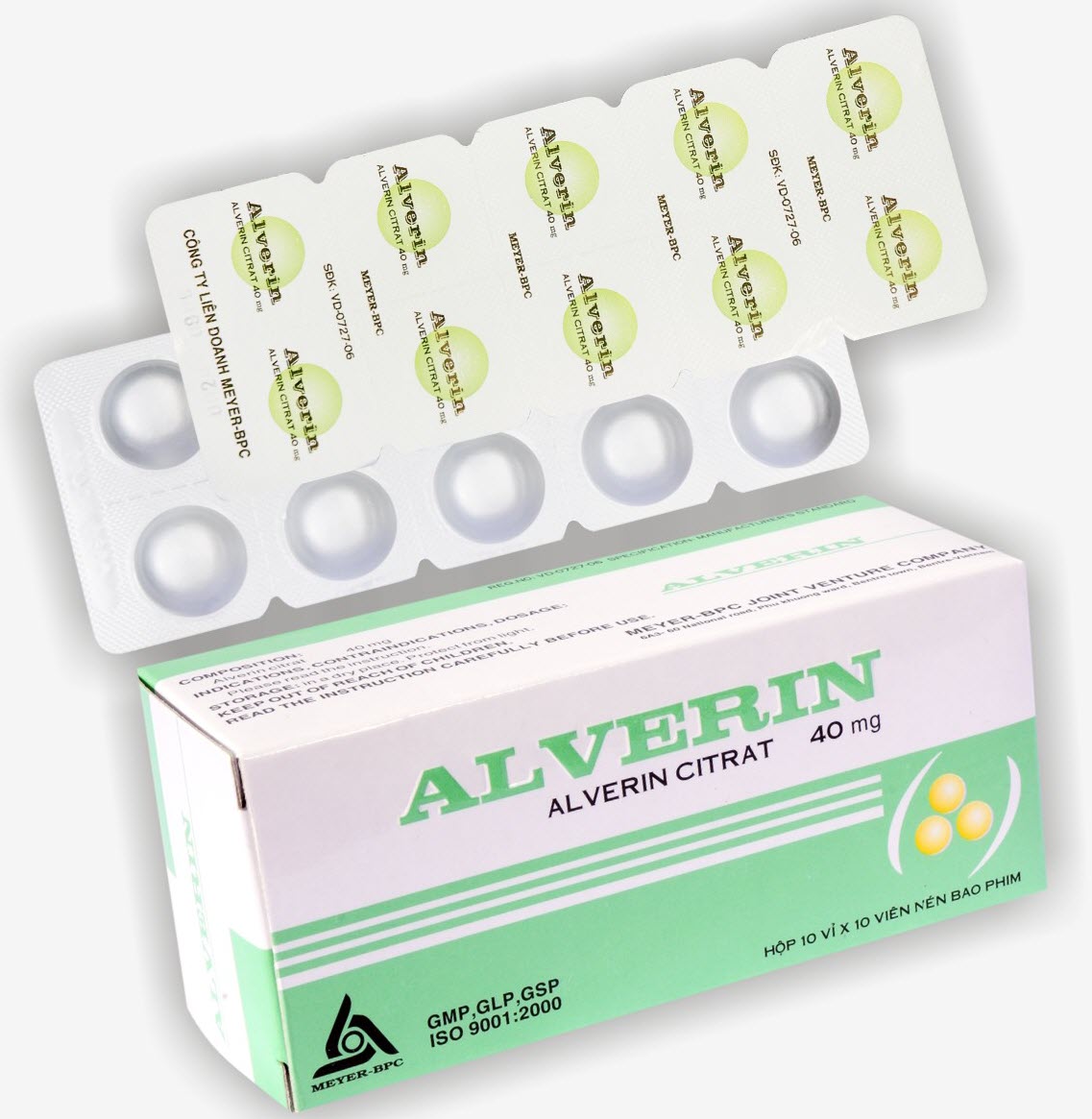 Alverin - Công dụng, liều dùng phù hợp với từng đối tượng