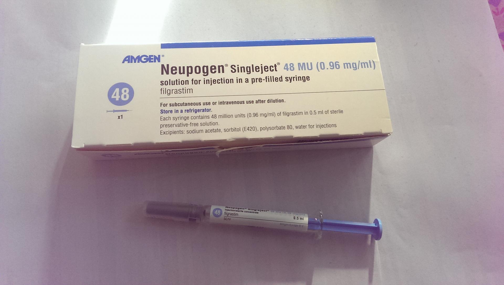 Hướng dẫn liều dùng thuốc Neupogen® tương ứng